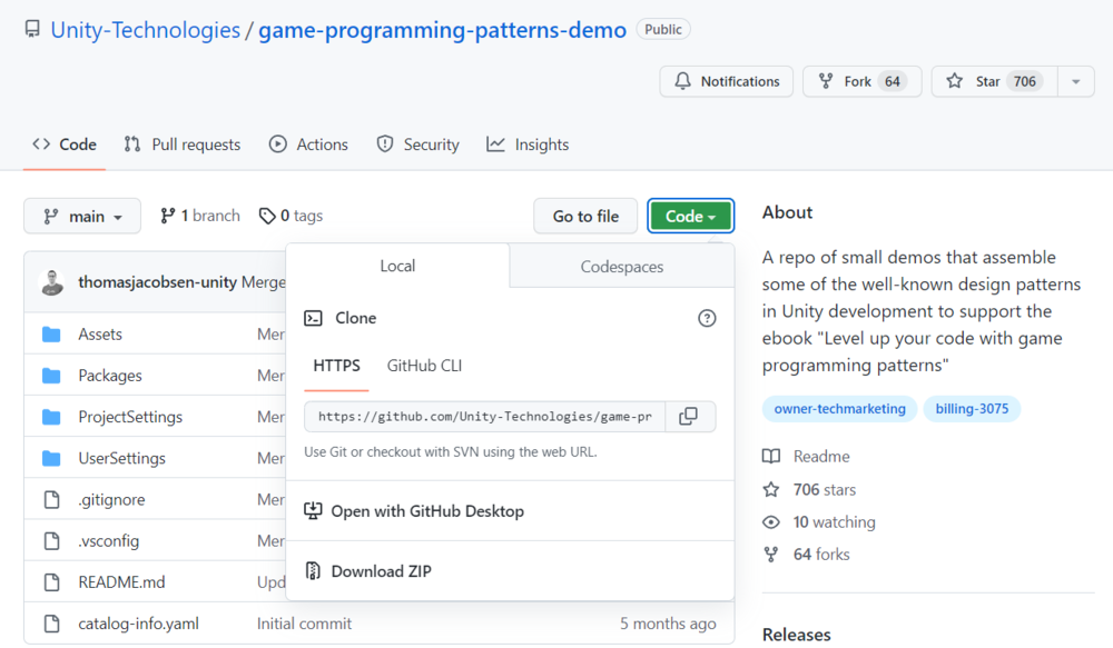 実践に役立つ！Unity公式のデザインパターンサンプルを紹介