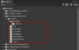 【C#設計】SOLID原則をUnity公式サンプルで学ぼう～L：リスコフの置換原則～